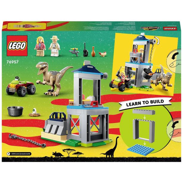 Kocke Lego Jurassic World Pobeg Velociraptorja76957 - Merkur.si