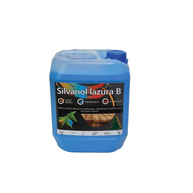 Lazurni Premaz Za Les Silvanol Lazura B št. 6 5 Kg Olivno Zelena ...