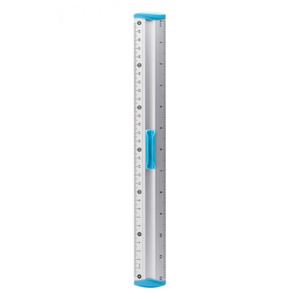 Ravnilo, šablona Office 30 Cm Alu. Z Držalom Kr971313 Blister - Merkur.si