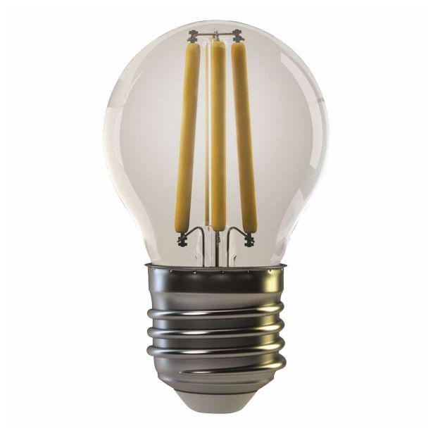 Led žarnica E27 Emos Flm Mini Gl 4w Ww Filament Merkur Si